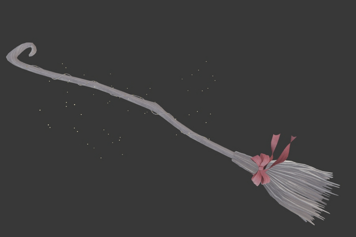 Second Life Marketplace - #28 Blueberry - Secret / COMMON / (Wear Me) Broom - PixieWhite